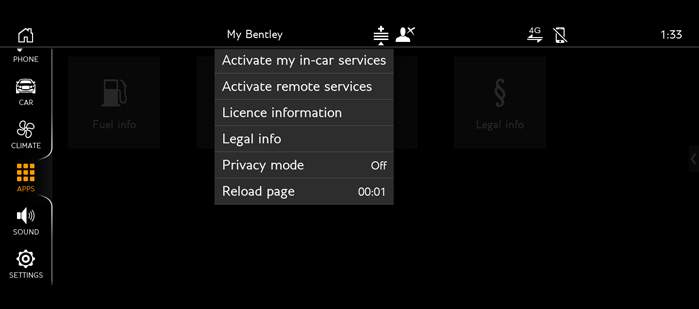 Bentley Motors Website: Activate My Bentley: Continental activation