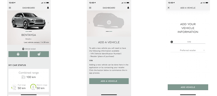 Bentley Motors Website: Activate My Bentley: Bentayga activation